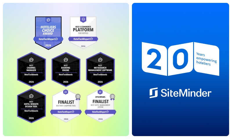 SiteMinder ฉลองครบรอบ 20 ปี คว้ารางวัลชนะเลิศจาก HotelTechAwards ปี ...